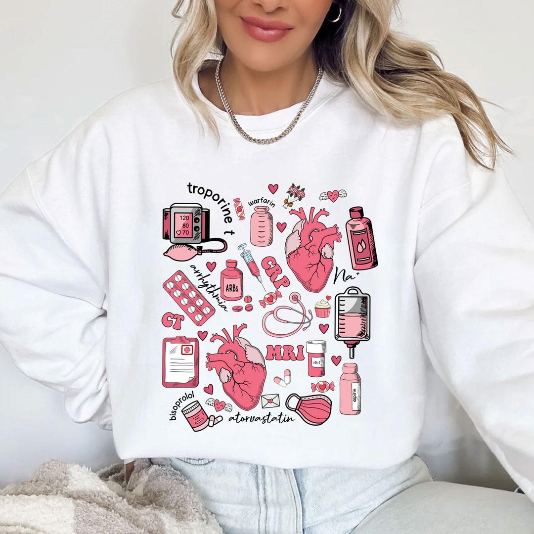 Valentine CVICU Cardiology Nurse Png, Valentines Cardiac Heart Png ...