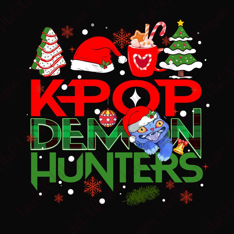 Kpop Demon Hunters Derpy Christmas PNG, Derpy Tiger & Sussie Bird ...