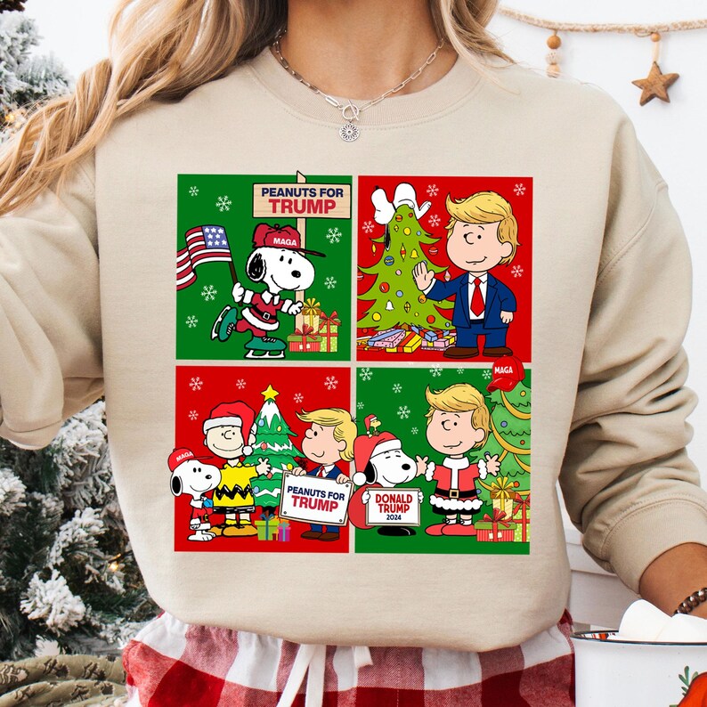 A Charlie Brown Christmas Peanuts for Trump PNG, 2024 Political Png ...