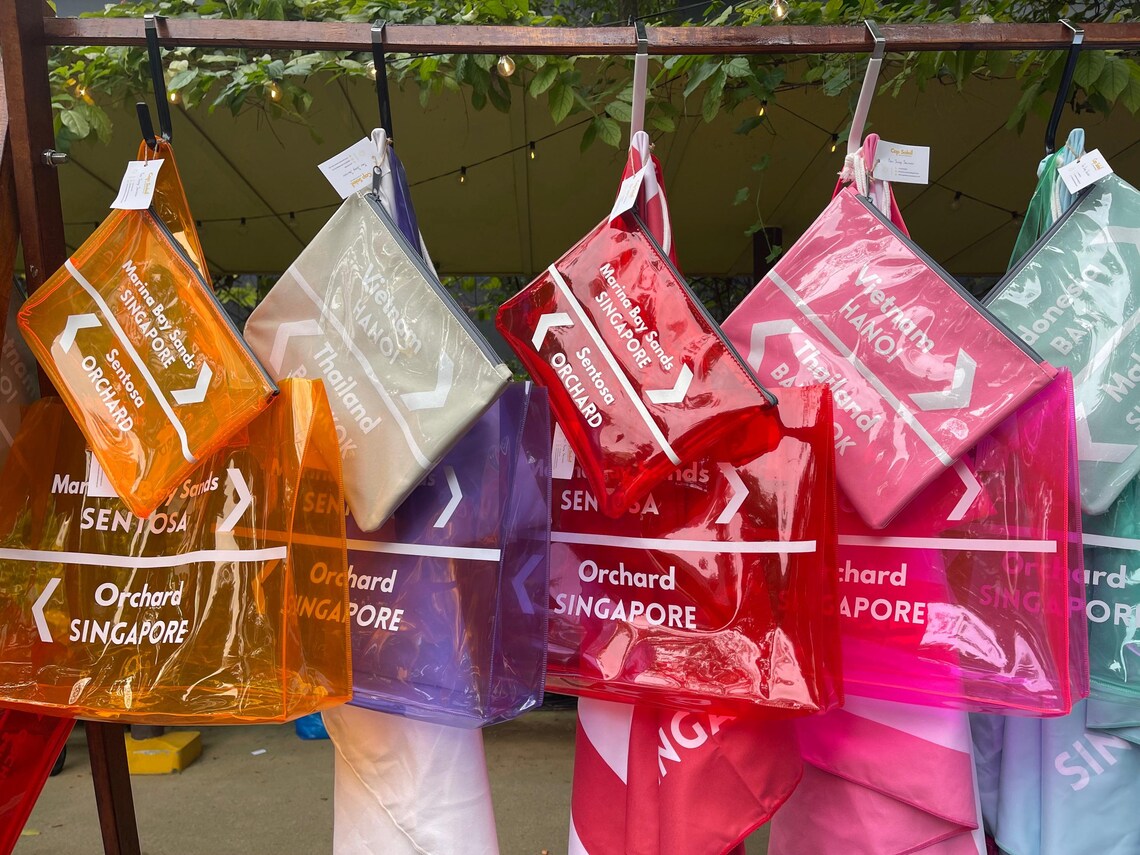 Beach Bag - Transparent and Water Resistant - Singapore Design - Etsy
