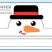 Christmas Snowman Crowns PRINTABLE Paper Hat Headbands Craft Activity ...
