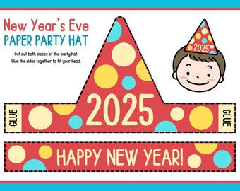 Christmas Snowman Crowns PRINTABLE Paper Hat Headbands Craft Activity ...