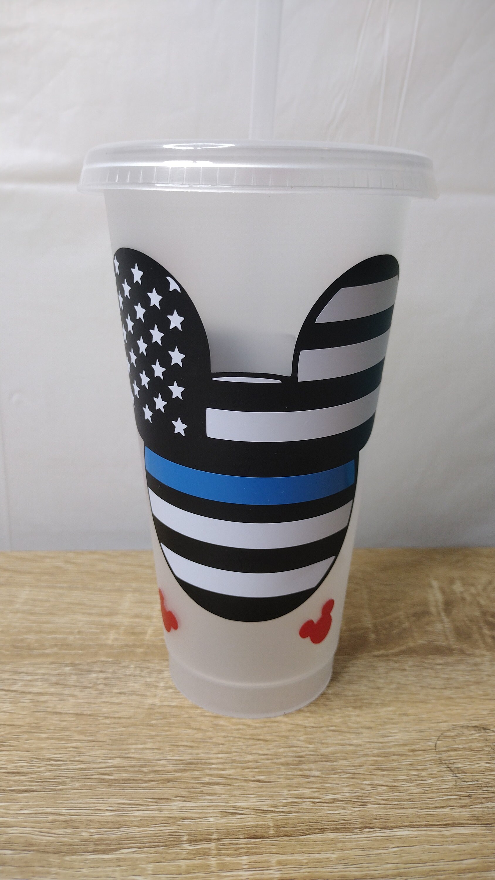Mickey Mouse USA Flag (cups) - Etsy