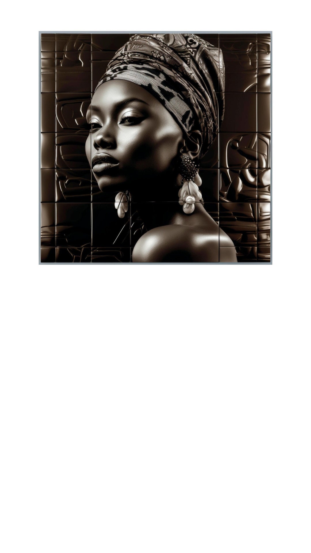 Nubian Queen, Black Woman Art, Ai Digital Art - Etsy