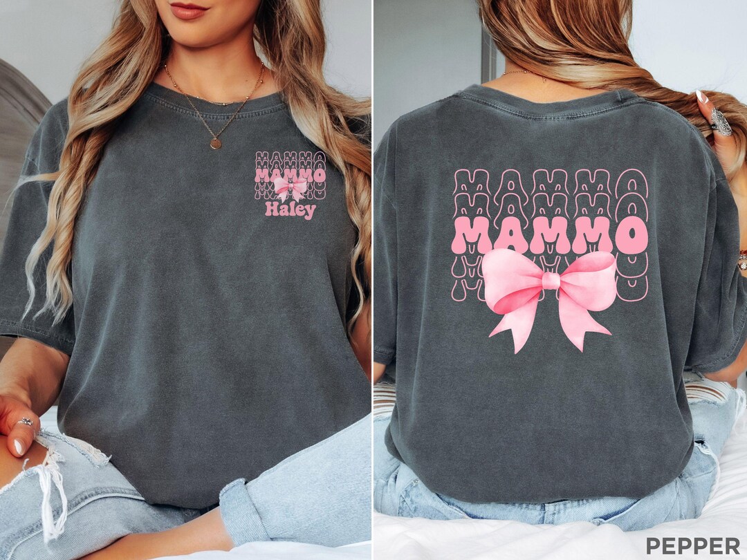Personalized Mammography Tech Shirt Comfort Colors Mammo Tech Tshirt ...
