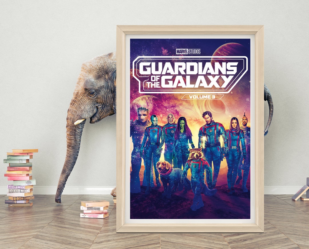 Guardians of the Galaxy Vol. 3 Poster Wall Art | 2023 Minimalist Movie ...