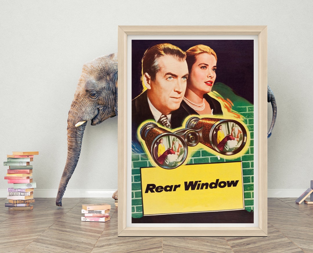 Alfred Hitchcock's Rear Window Movie Poster Classic Movie Poster High ...