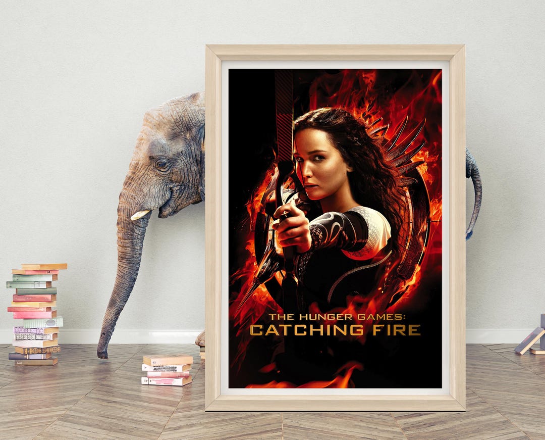 The Hunger Games Catching Fire Poster Wall Art | High Quality Canvas ...