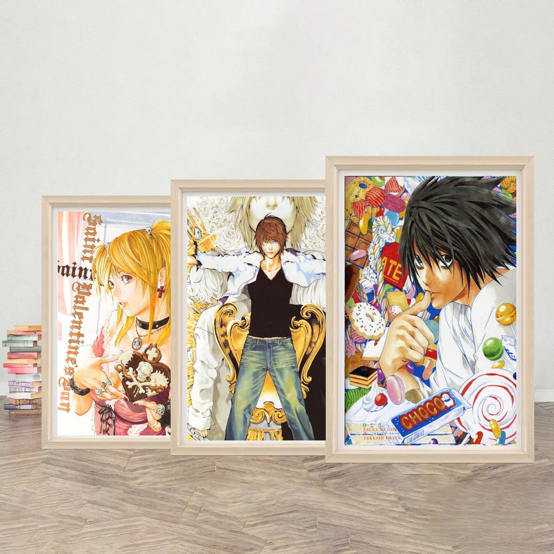 Death Note Poster| Death Note Anime Poster | High Quality Canvas Cloth ...