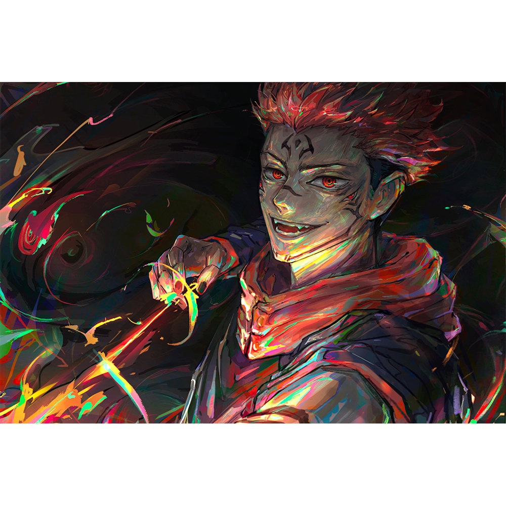 Jujutsu Kaisen Anime Movie Poster | Ryomen Sukuna Classic Poster | High ...