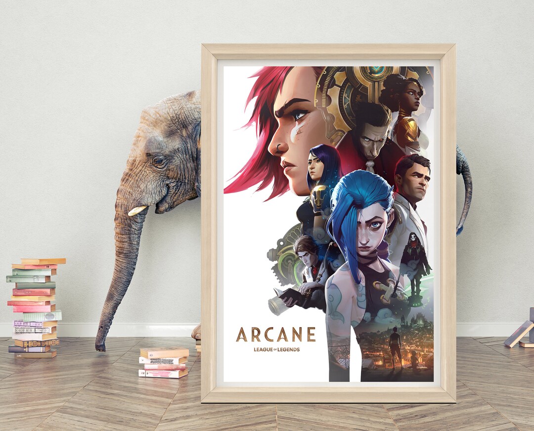 Arcane (2021) TV Series Poster Wall Art | High Quality Canvas Cloth ...