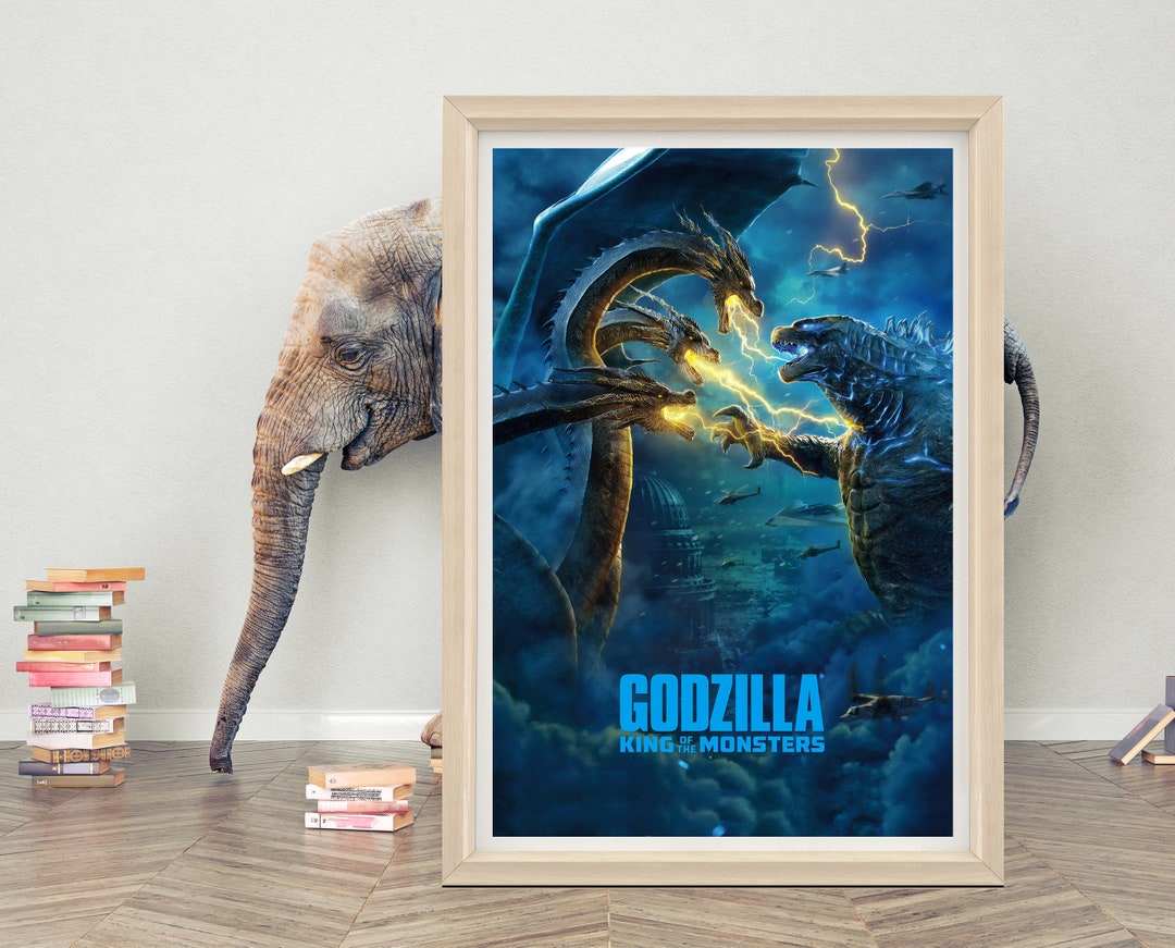 Godzilla King of the Monsters Movie Poster Wall Art | High Quality ...