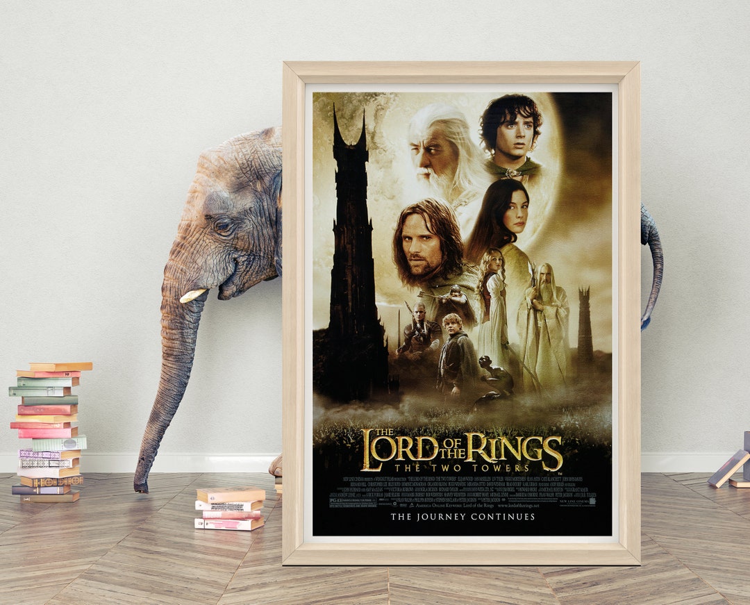 The Lord of the Rings the Two Towers Movie Poster Wall Art | Classic ...