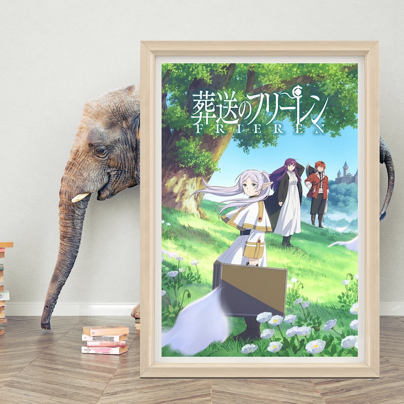 Frieren Poster - Etsy UK