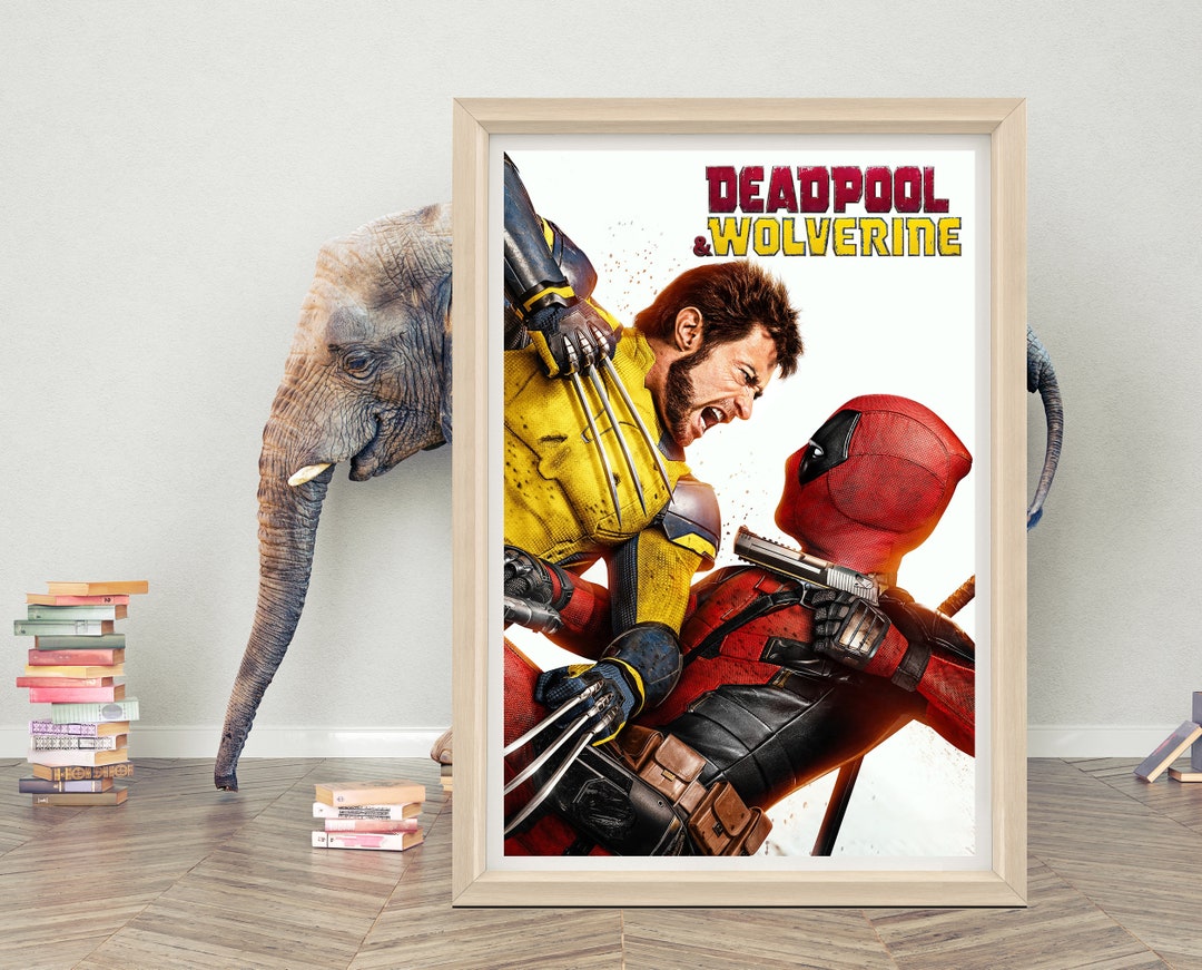 Deadpool & Wolverine Poster Wall Art High Quality Canvas Cloth Poster ...