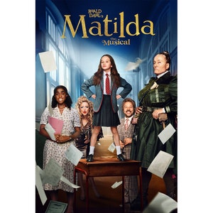 Roald Dahl's Matilda the Musical Movie Poster Wall Art | High Quality ...