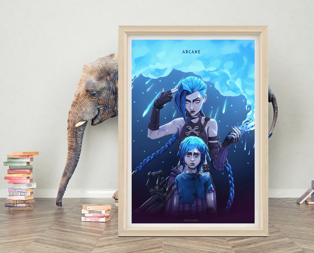Arcane (2021) TV Series Poster Wall Art | High Quality Canvas Cloth ...