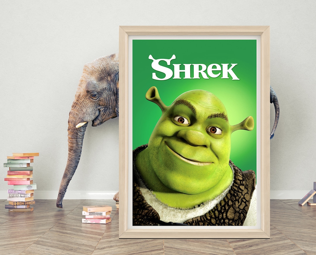 Shrek Movie Poster Wall Art | 2023 Movie Poster | High Quality Canvas ...