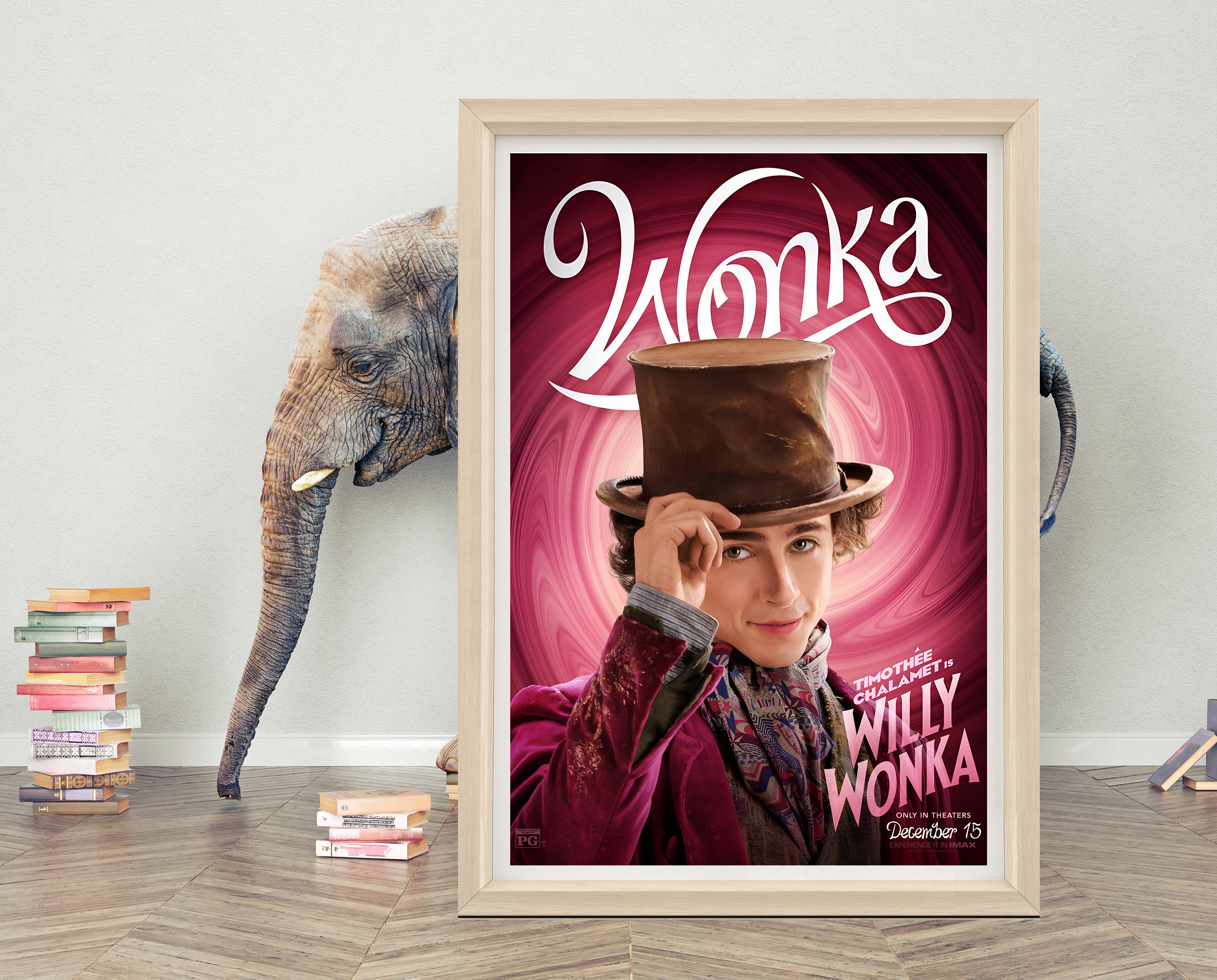 Wonka (2023) Movie Poster Wall Art | Timothe Chalamet Classic Movie ...