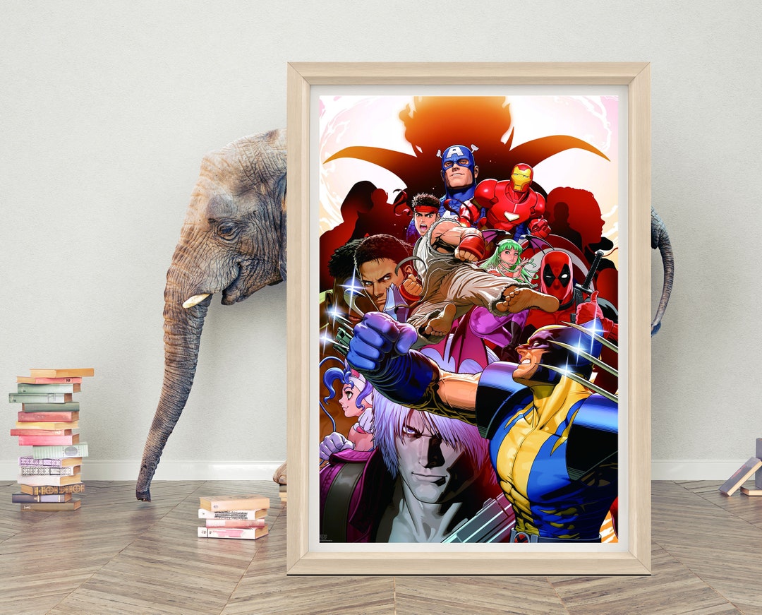 Marvel Vs. Capcom Poster 2023 Movie Poster Wall Art | High Quality ...