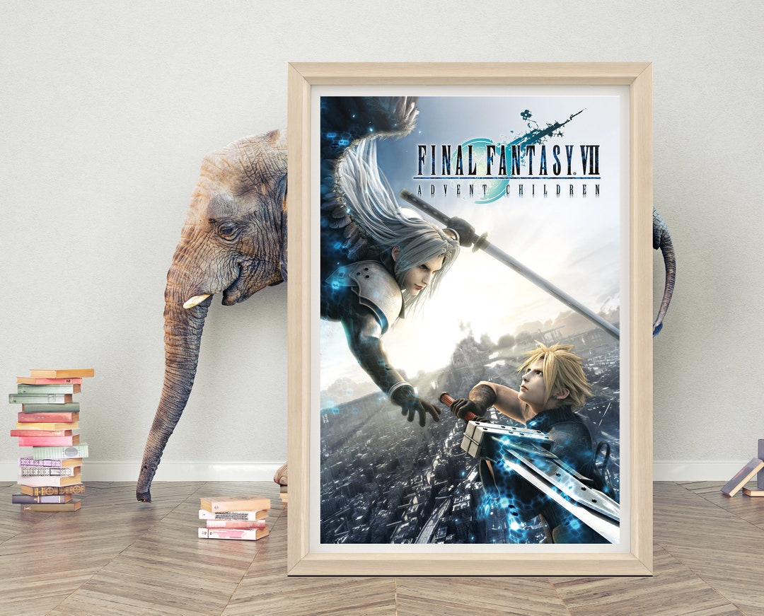 Final Fantasy VII Movie Poster Wall Art High Quality Canvas Cloth ...