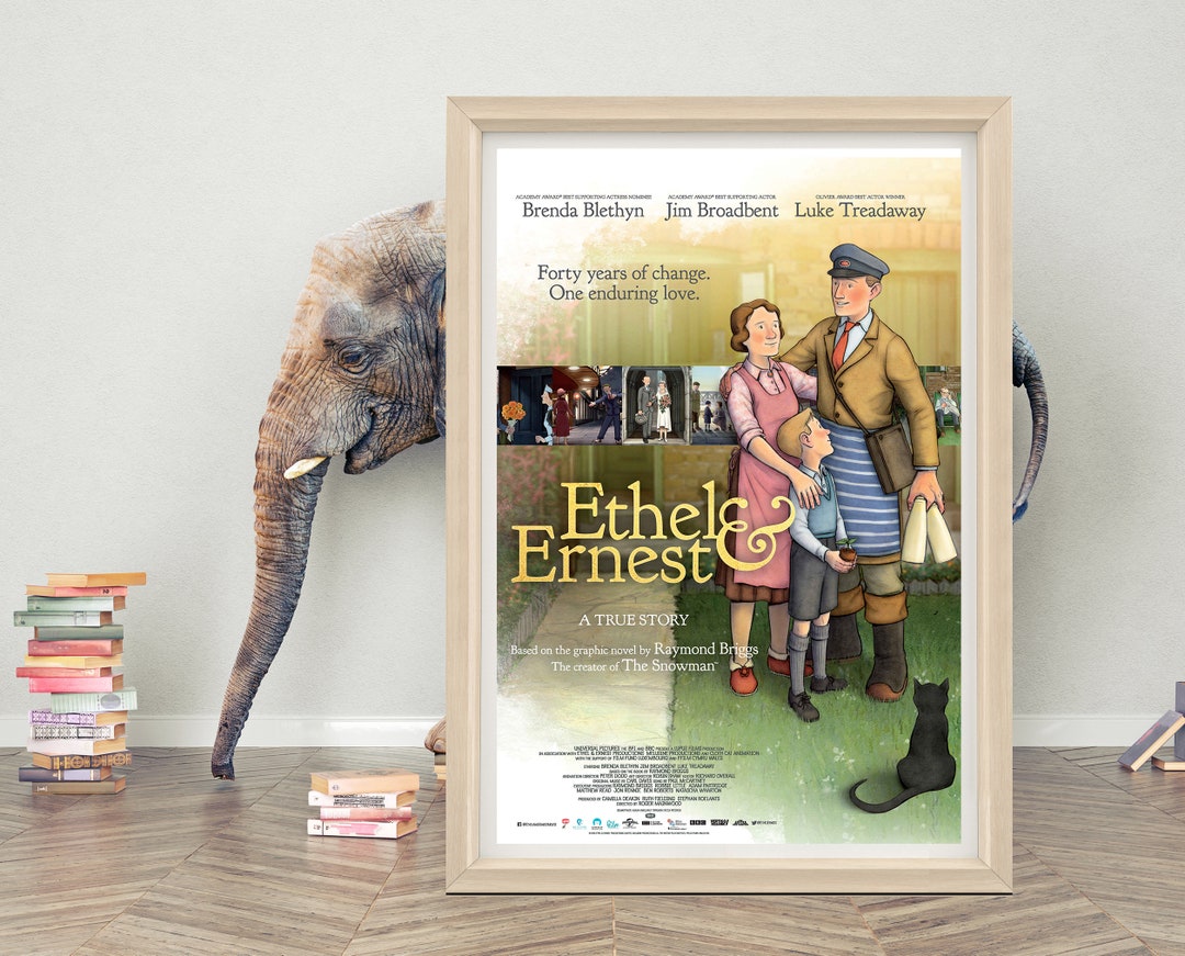 Ethel & Ernest (2016) Movie Poster Wall Art | 2023 Minimalist Movie ...