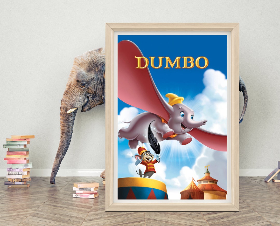 Dumbo (1941) Movie Poster Wall Art | 2023 Movie Poster | High Quality ...