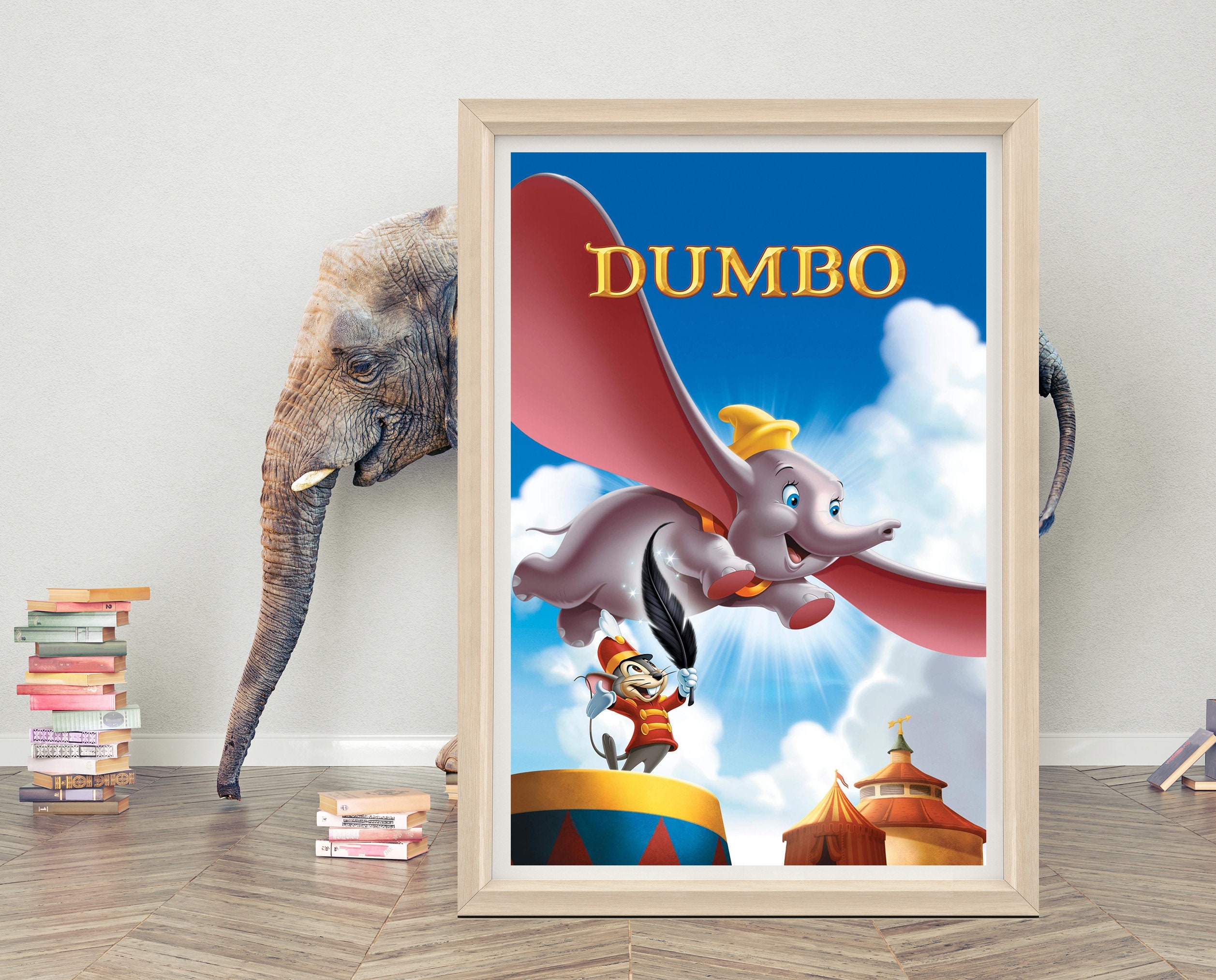 Dumbo 1941 Movie Poster Wall Art 2023 Movie Poster High - Etsy Australia