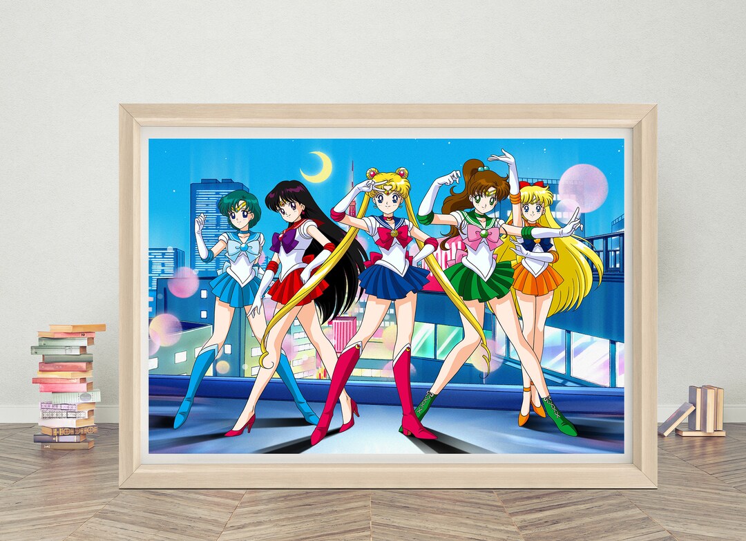 Sailor Moon Anime Poster| Sailor Moon Japanese Anime TV Series Poster ...
