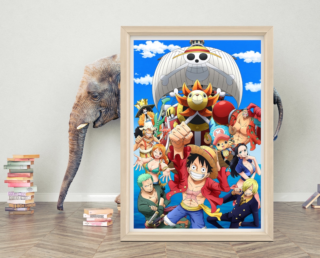 One Piece TV Series Poster Wall Art | High Quality Canvas Cloth Poster ...