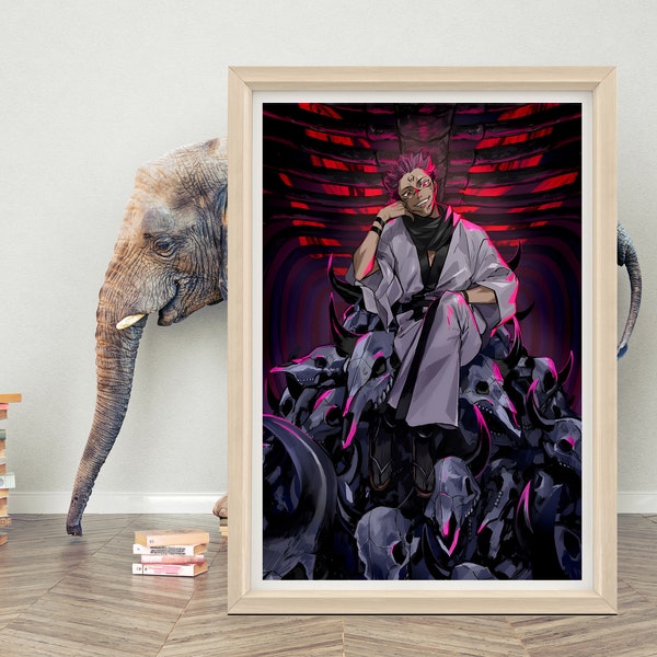 Jujutsu Kaisen Sukuna Poster - Etsy UK