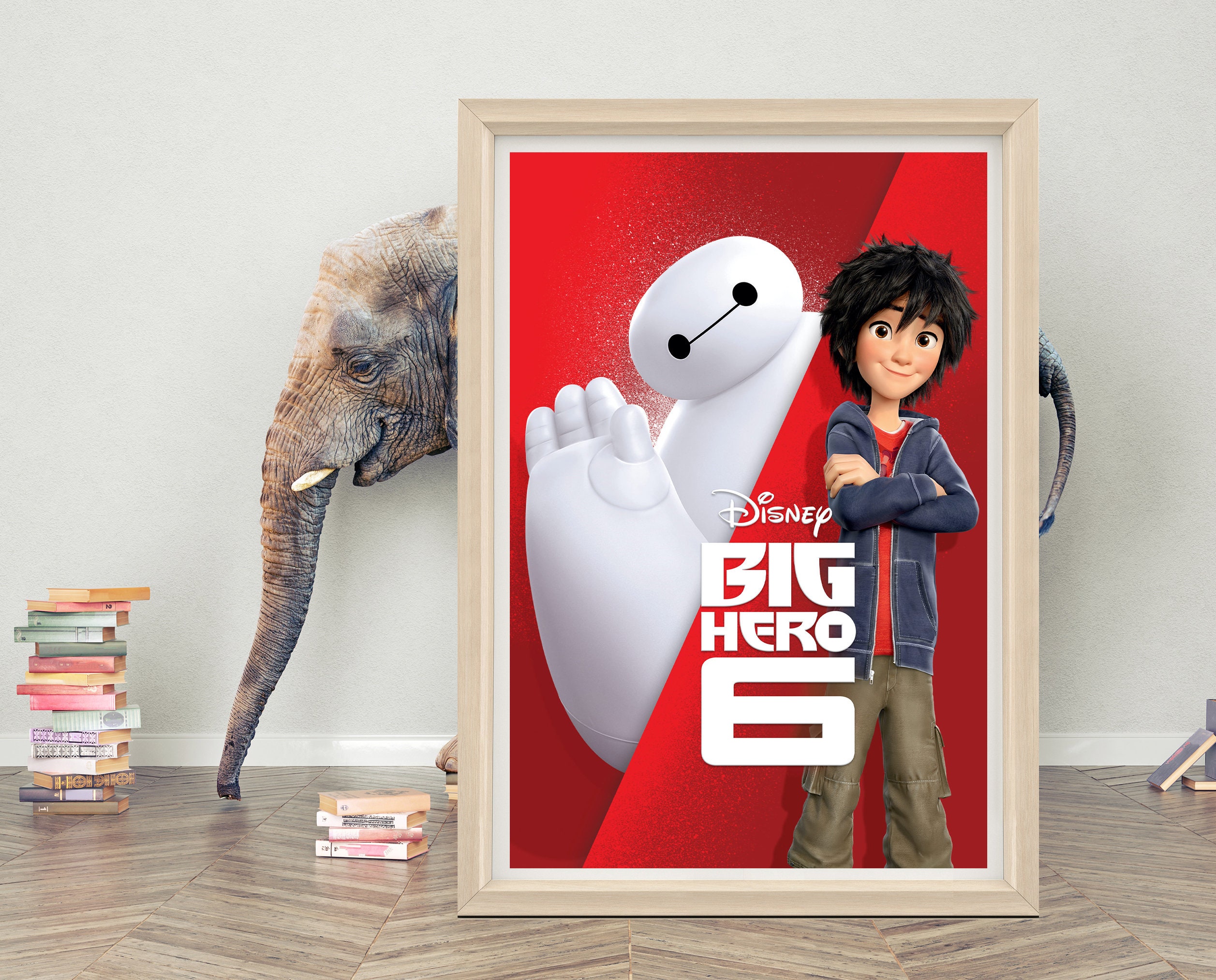 Big Hero Six Movie Poster Ayllon Design (Enrique Ayllon) Baymax (Big