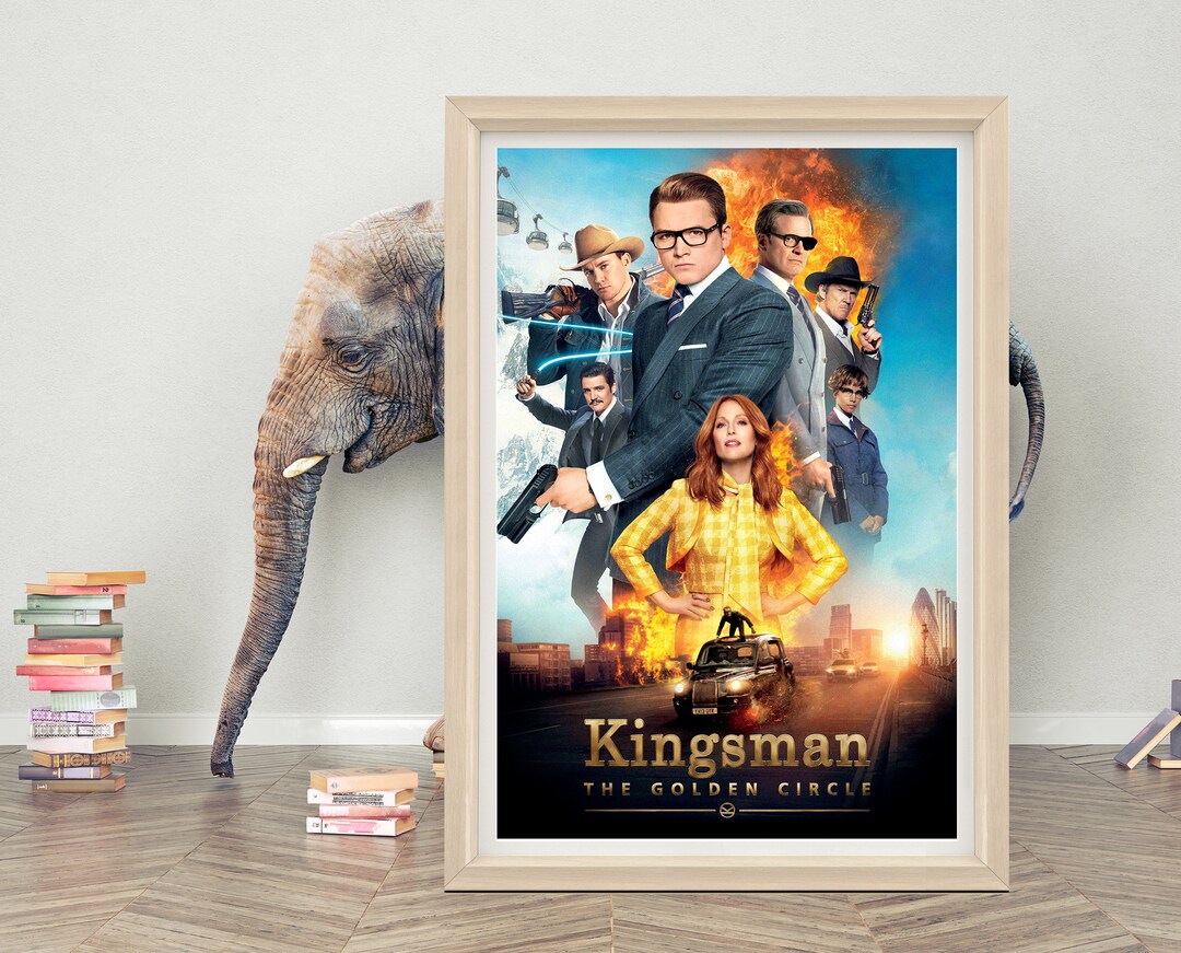 Kingsman the Golden Circle Movie Poster Wall Art | 2023 Movie Poster ...