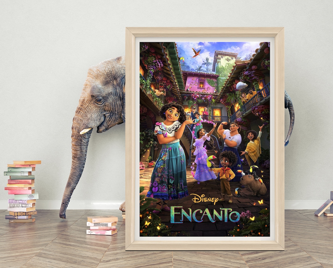 Encanto Poster | Classic Anime Movie Poster | High Quality Canvas Cloth ...
