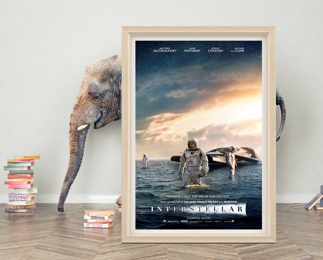 Interstellar Movie Poster Wall Art | 2023 Minimalist Movie Poster ...