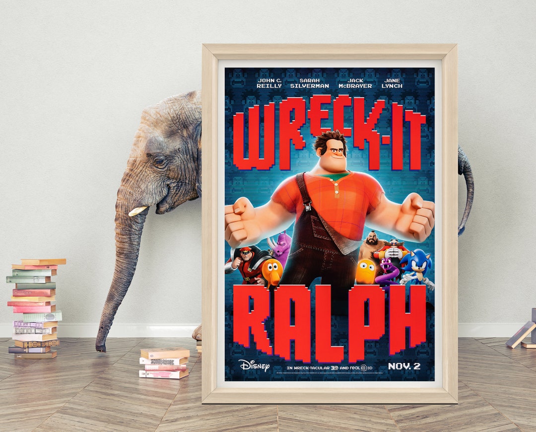 Wreck-it Ralph Anime Movie Poster Wall Art | Wreck-it Ralph Classic ...