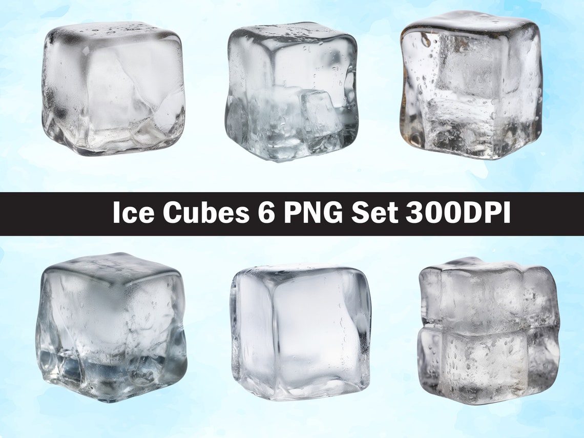 Ice Cube PNG Sublimation Designice Cube Pngice Cube - Etsy