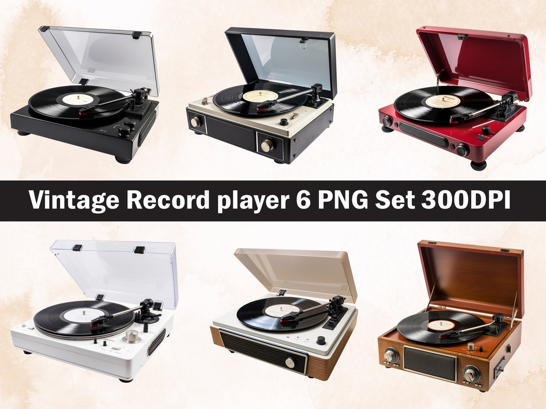 Vintage Record Players PNG Sublimation Design, Record Players Png ...