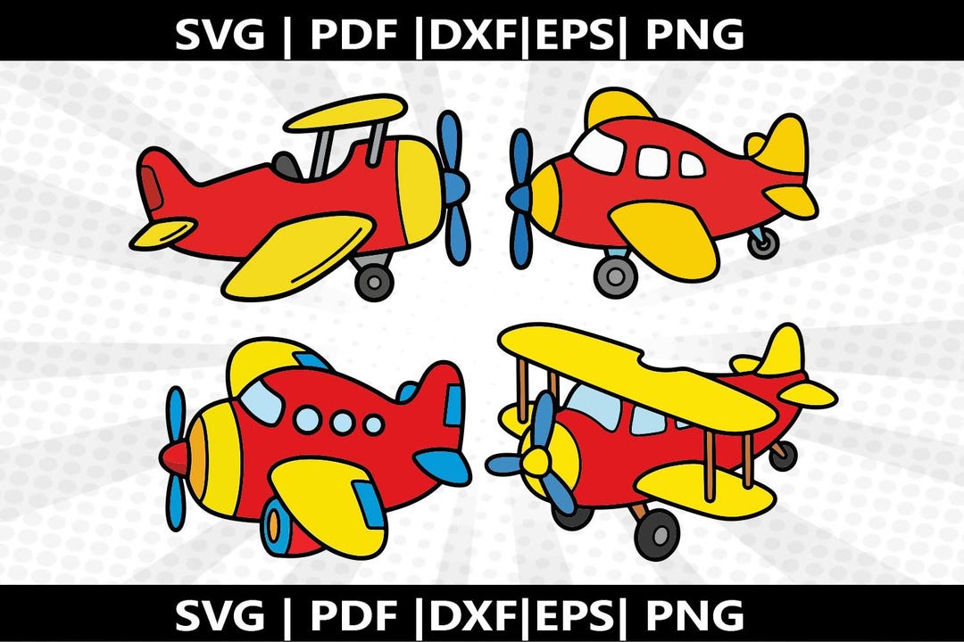Airplane SVG Bundle | DIY Cricut & Silhouette Cut Files (digital ...