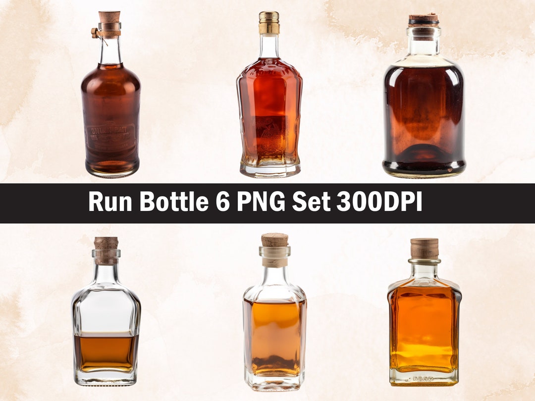 Rum Liquor Bottle PNG Sublimation Design,liquor Png,liquor Illustration ...