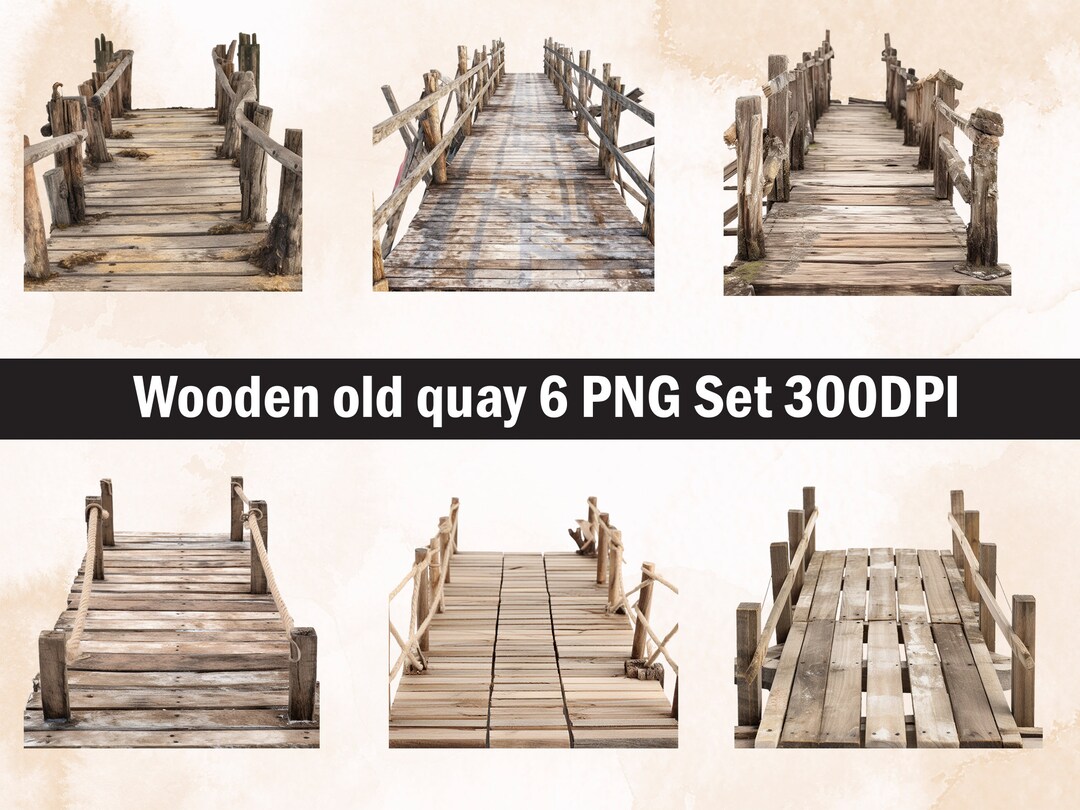 Wooden Old Quay PNG Sublimation Design,quay Png,quay Illustration ...