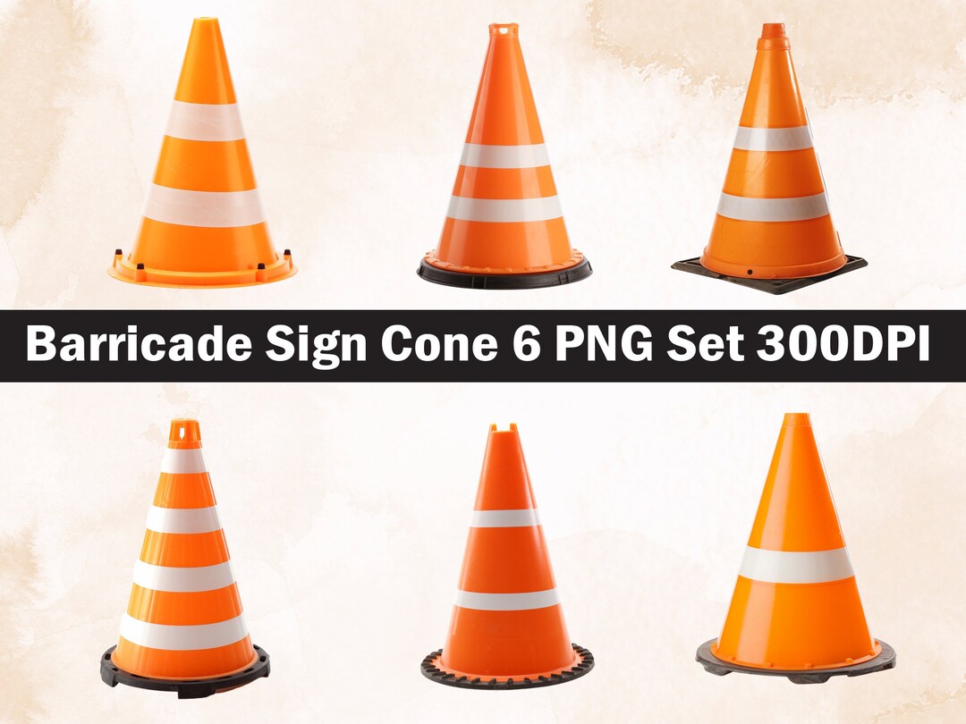 Barricade Sign Cone PNG Sublimation Design,sign Cone Png,sign Cone ...