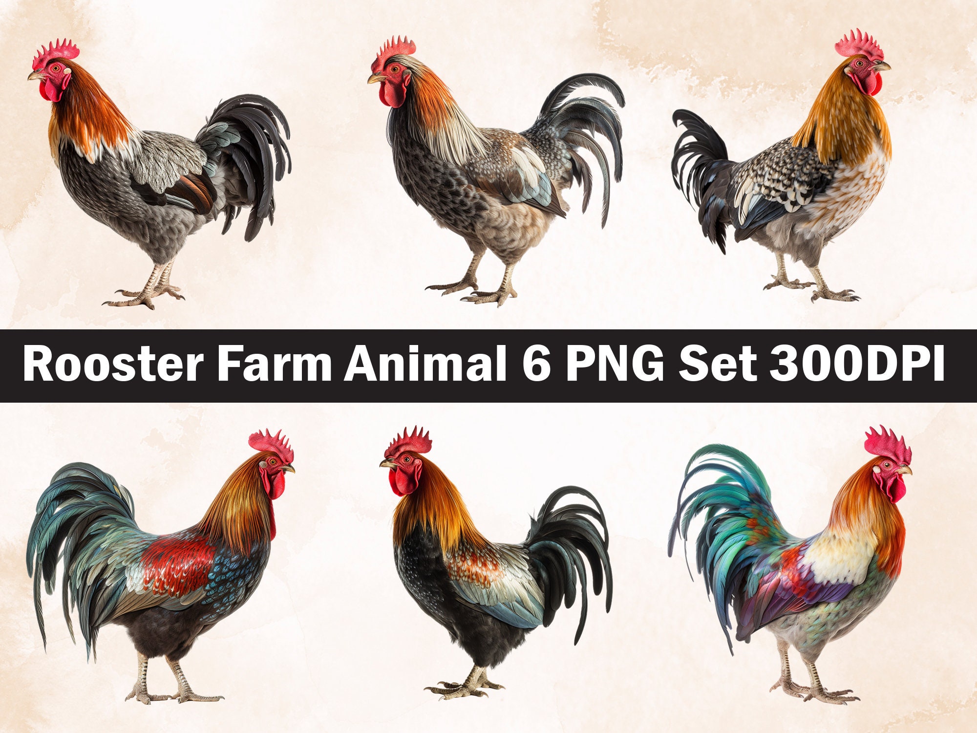 Rooster PNG Sublimation Design,rooster Png,rooster Illustration,digital Download,png Sublimation ...