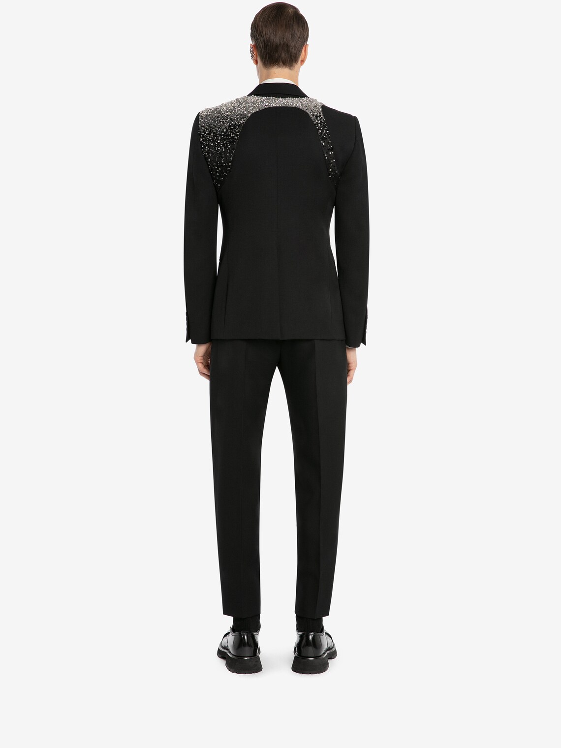 Men's Embellished Harness Jacket Black Suit Blazer - Etsy