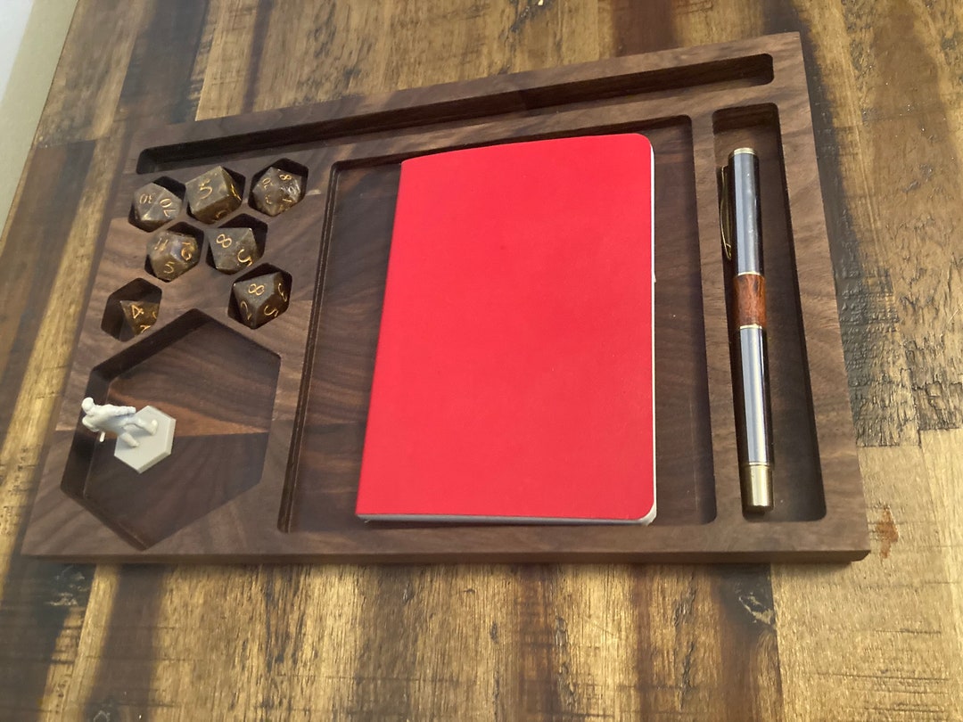 RPG Dice Tray and Organizer, Tabletop RPG Accessories, Dnd Dice Tray ...