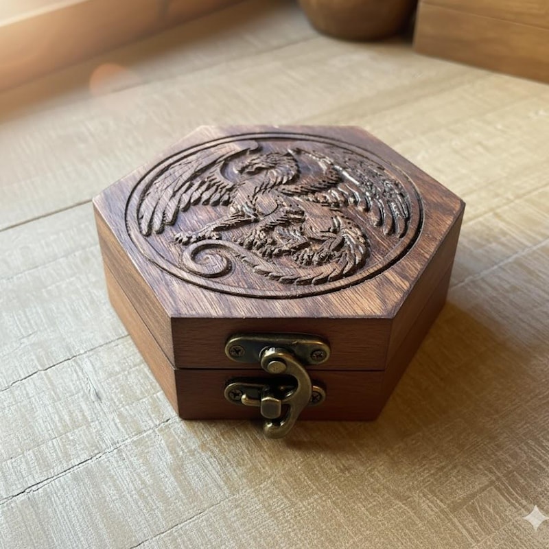 Hexagon Box Tray for Dice - Etsy