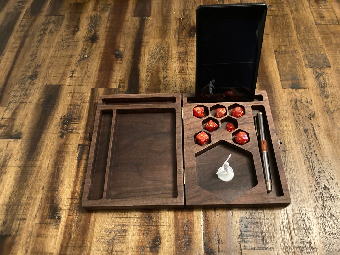 RPG Dice Box, Tray, and Organizer, Tabletop RPG Accessories, Dnd Dice ...