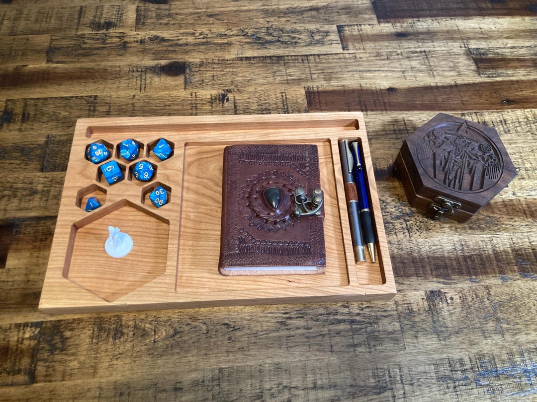 RPG Dice Tray and Organizer, Tabletop RPG Accessories, Dnd Dice Tray ...