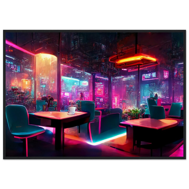 Cyberpunk Cafe - Etsy