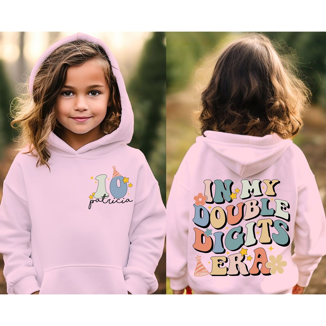 10th Birthday Gift T-shirt, Personalized Birthday T-shirt, in My Double ...